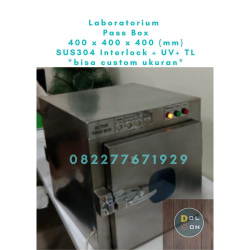 Jual Pass Box Laboratorium Stainless Interlock UV TL 40 x 40 PCR Clean ...