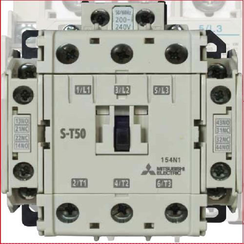 Jual Mitsubishi ST50 / Mitsubishi Contactor ST50 110V 220V 380V AC Coil ...