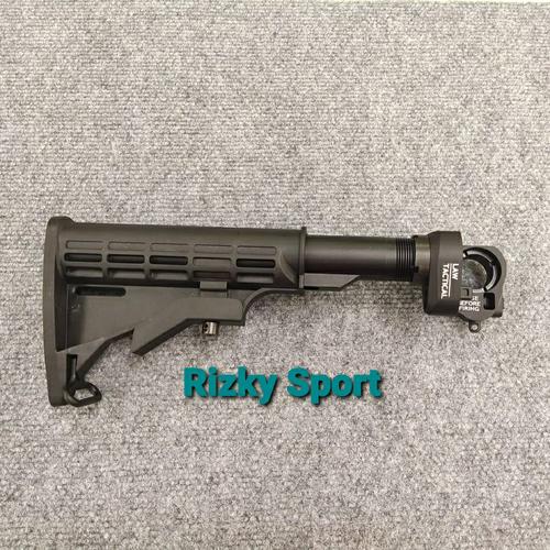 Jual Popor Lipat satu set Folding Engsel As tube GBB popor STD M4 Impor ...