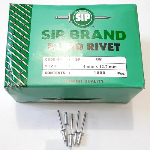 Jual Paku Rivet 4MM x 12,7MM isi 1000pcs / Paku Lipet Tembak SP 550 ...