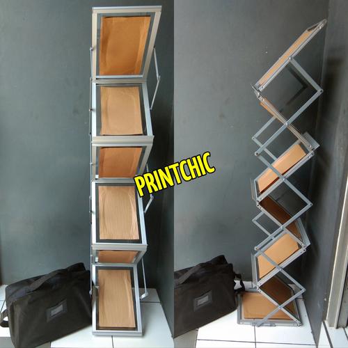 Jual Rak Brosur Acrylic 7 Susun | Rak Brosur Lipat | Rak Brosur 7 Susun ...