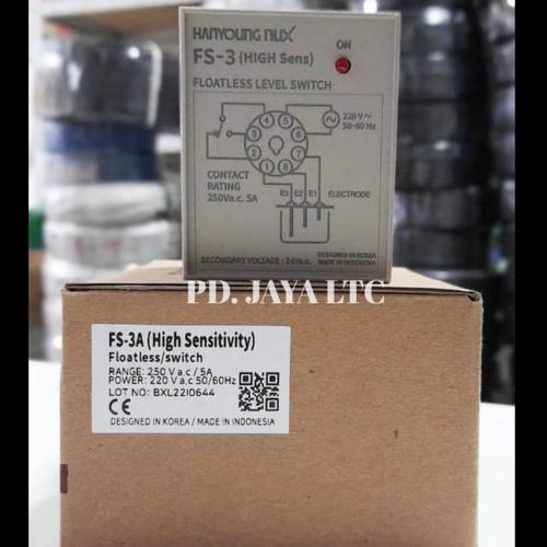 Jual Hanyoung Nux Floatless Level Switch FS-3A High Sensitivity ...