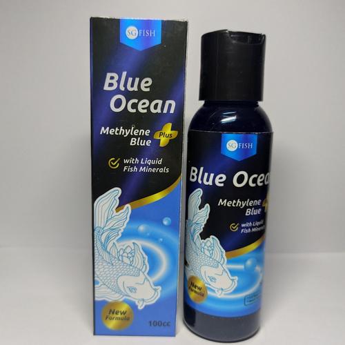 Jual BLUE OCEAN METYLINE BLUE PLUS SG FISH OBAT BIRU IKAN HIAS ...