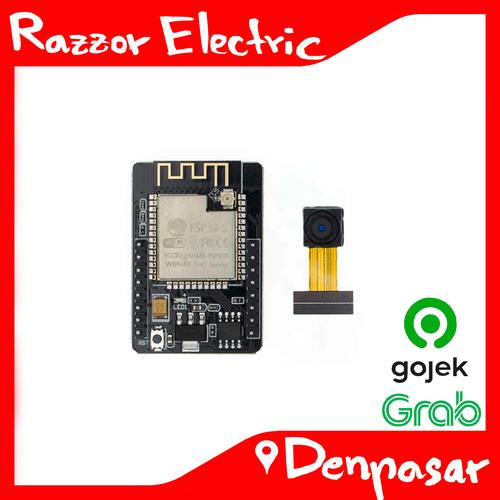 Jual ESP32 Cam OV2640 Camera Wifi Bluetooth Arduino ESP32S Kamera ESP-32 - Kota Denpasar ...