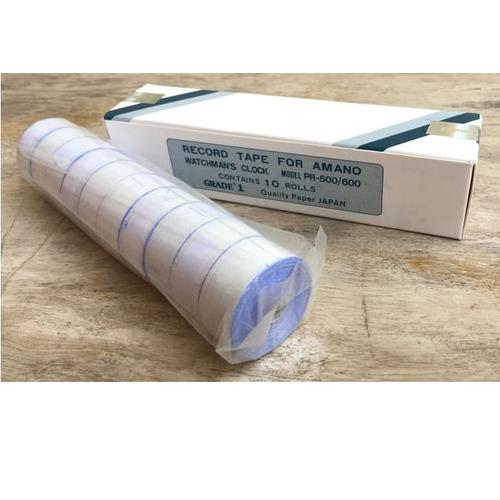 Jual JUAL Kertas Tape Paper LABEL Roll Refill Amano PR600 Watchman ...
