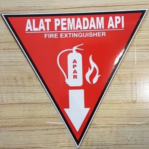 Jual stiker APAR SEGITIGA/20x20cm label sign rambu k3 - Jakarta Utara ...