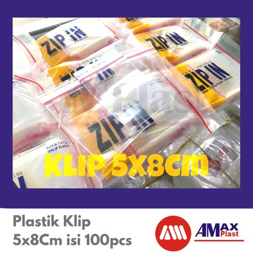 Jual Plastik Klip Clip Ziplock Obat Sambal Bubuk 5 x 8 Cm isi 100 ...