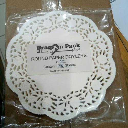 Jual Kertas Doyleys/kertas toples/kertas dimsum ukuran 5,5 in - Jakarta ...