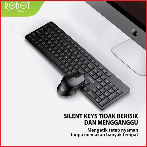 Jual Robot KM4000 Keyboard Mouse Wireless Combo Original Garansi Resmi ...