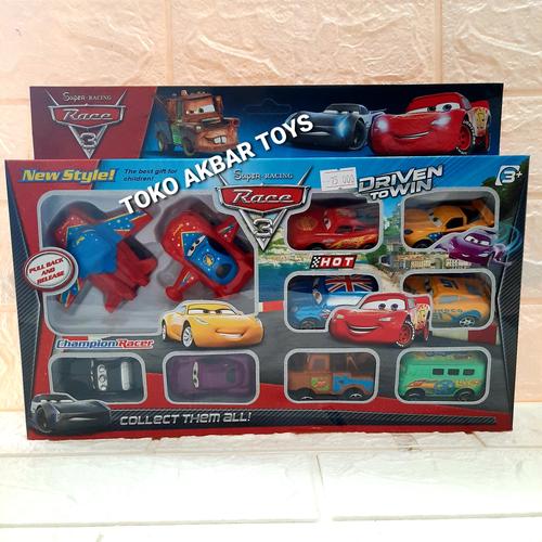 Jual Mainan Mobil The Cars Disney Mc Queen isi 10 pcs - Kota Denpasar ...