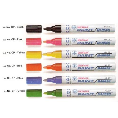 Jual Snowman CP-12 Paint Marker Hitam, Biru, Hijau, Pink, Merah, Kuning ...