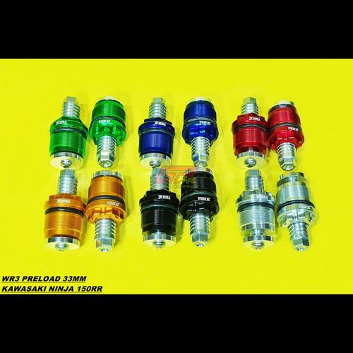 Jual Preload Shock Depan WR3 Kawasaki Ninja 150 150RR KRR - Kota ...