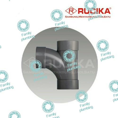 Jual TY 90° LARGE RADIUS TEE PVC 40mmx35mm 1 1/2" x 1 1/4" RUCIKA D TIPIS - Jakarta Pusat ...