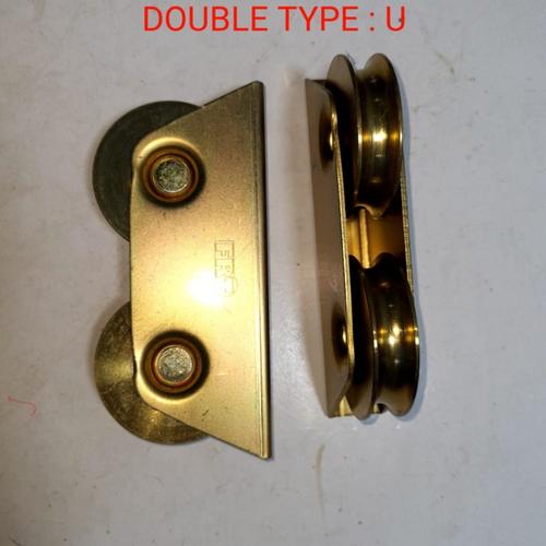 Jual roda besi double type u dan type v - tipe v 80 mm - Jakarta Barat ...