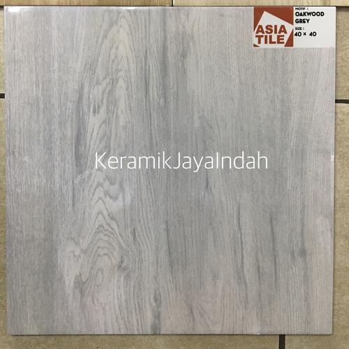 Jual ASIA TILE OAKWOOD 40 x 40 GLOSSY KERAMIK LANTAI KERAMIK DINDING ...