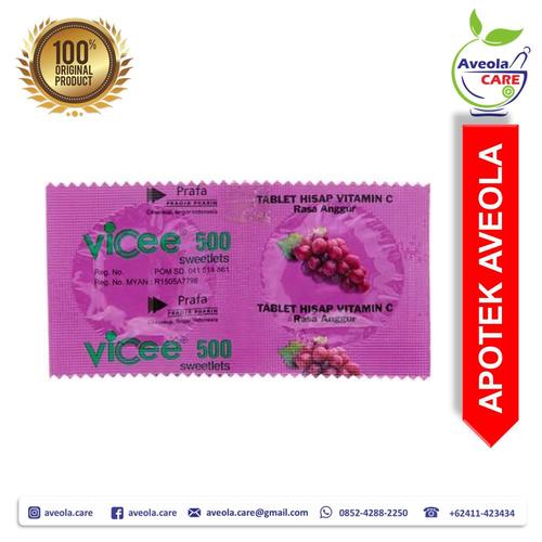 Jual Vicee Anggur 500 mg perstrip isi 2 tablet - Kota Makassar - Apotek ...