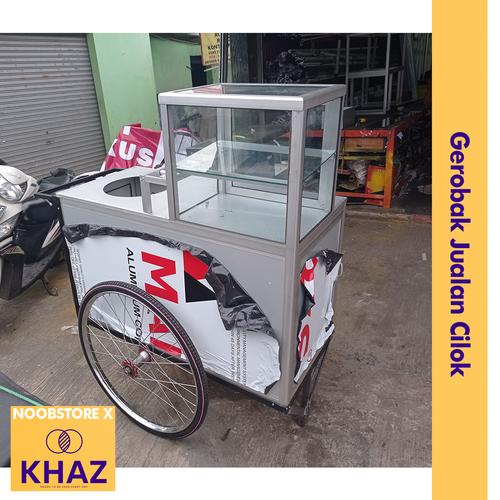 Jual Gerobak Cilok / Gerobak Sempol / Gerobak Jualan Keliling ukuran ...