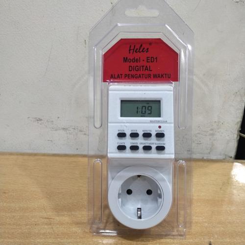 Jual Heles - timer listrik - timer digital- stop kontak timer 24 jam ED ...