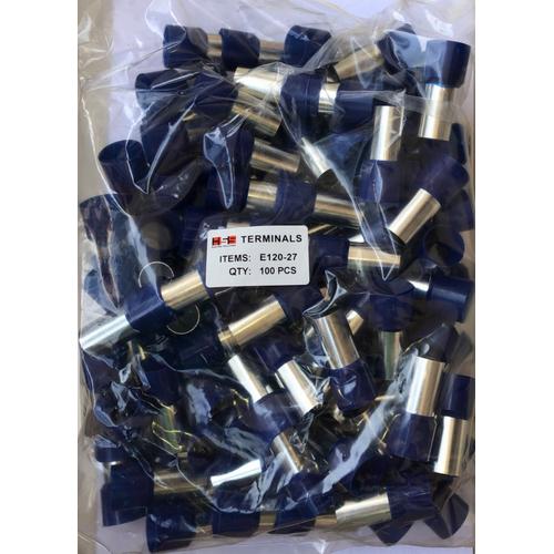 Jual Skun Ferrules 120mm / Insulated Cord End E120-27 Warna Blue ...