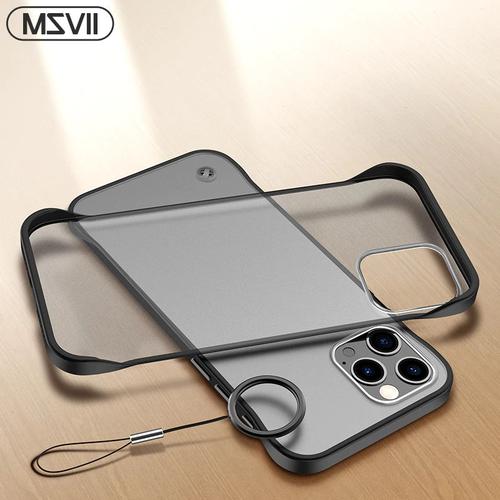 Jual MSVII - IPHONE 12/PRO/MINI/PRO MAX - NEW FRAMELESS ARMOR SLIM CASE ...