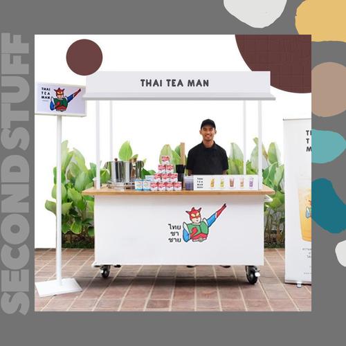 Jual Paket Lengkap Usaha Gerobak Minuman Boba Thaitea tinggal buka ...