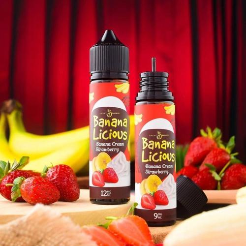 Jual Bananalicious 9/12MG 60ML by Emkay Brewer / Liquid Banana Licious ...