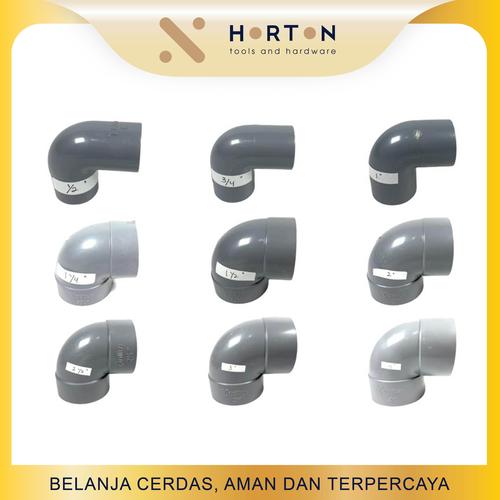 Jual Knee PVC / Keni / Sambungan Pipa - 1/2" - Kota Makassar - Horton ...