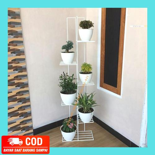 Jual Tempat Pot Bunga Susun 6 Tingkat / Standing Planter Holder Rack ...