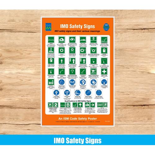 Jual Sticker Poster Imo Safety Signs safety sign warning Surabaya ...