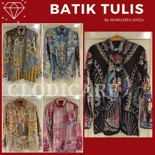 Jual Margaria Batik Tulis Halus Yogyakarta Premium Lengan Panjang XL ...