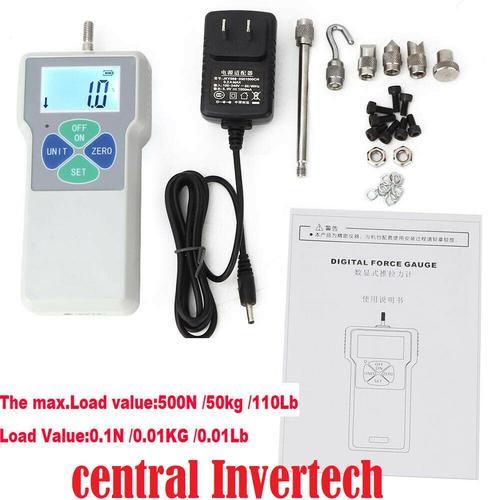 Jual Digital Force Gauge SF-500 Push Pull Force Tester Meter 50kg ...