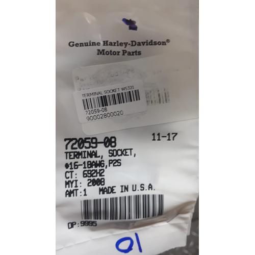 Jual HARLEY DAVIDSON #72059-08 TERMINAL SOCKET #16-18AWG - WS321 WHELEN ...