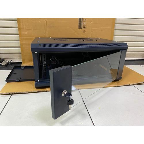 Jual Rack Server 4u Depth 450mm 19'' Wallmount Rack 4u Glass Door ...