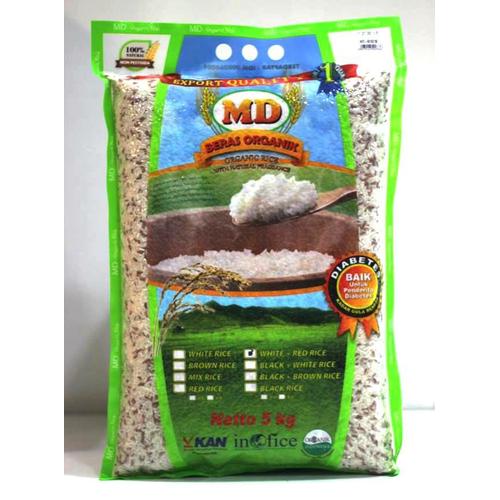 Jual MD ORGANIC WHITE + RED RICE 5KG - Kab. Bandung - Notion.it ...