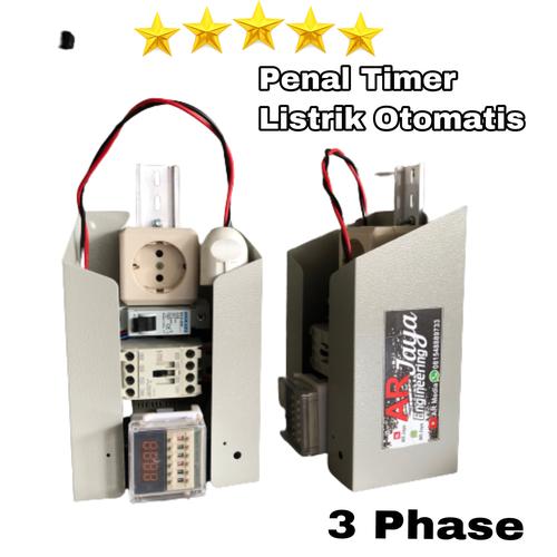 Jual Timer listrik 16A durasi detik menit jam panel timer 1 dan 3 phase ...