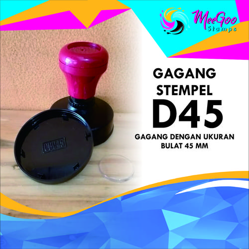 Jual gagang stempel bulat 45mm - Kota Bogor - meegoo stamps | Tokopedia