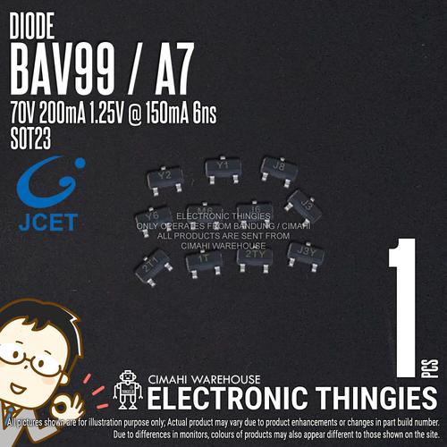 Jual BAV99 SOT23 JCET A7 DIODE SMD DIODA - Kota Cimahi - Electronic ...
