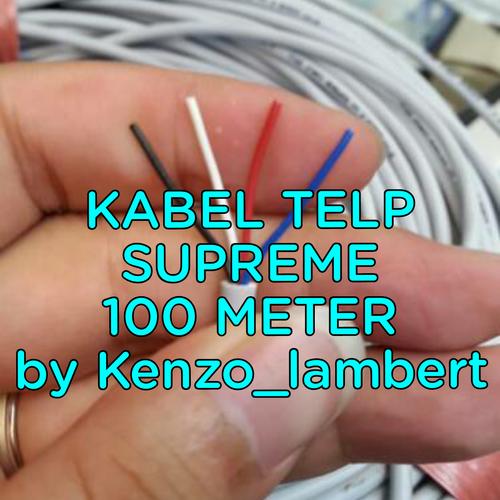 Jual supreme 2 pair @100mtr / itc 2x2x0.6 / kabel tlp / kabel telepone ...