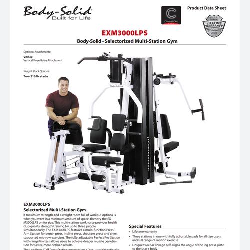 Jual Multigym 3 station Body Solid EXM 3000 second rekondisi - Jakarta ...