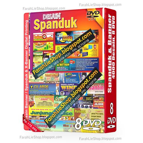 Jual Template Desain Spanduk Banner X-Banner Design (8DVD) 4000 Desain ...