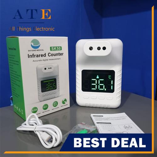 Jual Termometer No kontak Standing / tembok USB / Baterai Outdoor ok ...