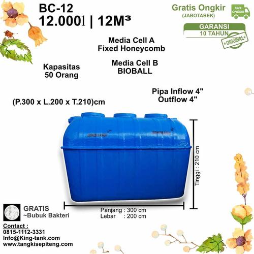 Jual Tangki BIOTANK BIOFIL BIO Septic Tank 12000 Liter / 12M3 - Jakarta ...