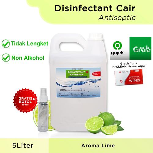 Jual DISINFEKTAN 5 LITER CAIR ANTISEPTIC SAFE N CLEAN GRAB&GOSEND ...