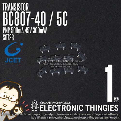 Jual BC807-40 SOT23 JCET 5C TRANSISTOR SMD BC807 - Kota Cimahi - Electronic Thingies | Tokopedia