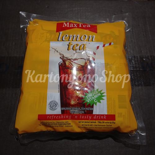 Jual MaxTea Max Tea Lemon Tea Per Pak isi - Jakarta Timur - Kartonyono ...