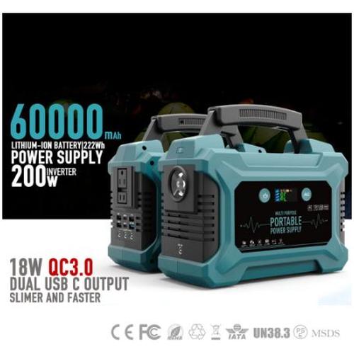 Jual GENSET GENERATOR Portable MINI Solar Inverter 200W 110V 220V ...