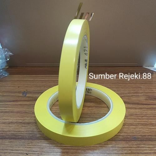 Jual marking tape 3m 471 lantai Lakban Garis 12mmx33M floor Isolasi ...