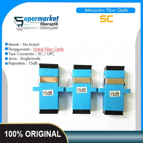 Jual Attenuator SC 15dB FO Fiber Optik 15dB - Kota Surabaya - Supermarket Fiberoptik | Tokopedia