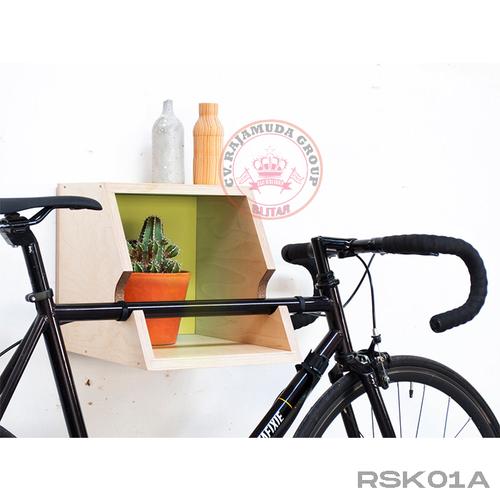 Jual Rak Sepeda Kayu Pinus Minimalis RSK01A - Kab. Blitar - Rajamuda ...