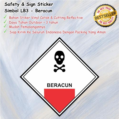 Jual Stiker LB3 - Beracun - Cetak, 10x10 cm - Kota Bekasi - BeBe ...